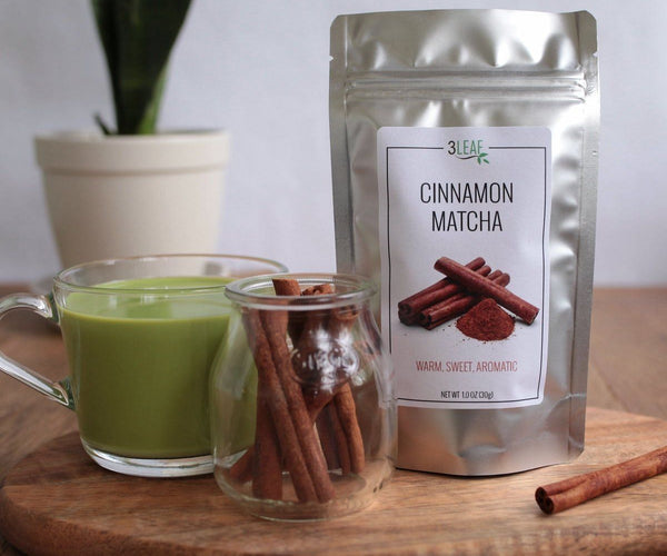 Cinnamon Matcha Green Tea - 3 Leaf Tea – 3 Leaf Tea