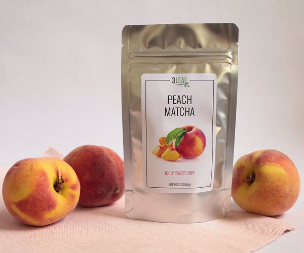 Peach Matcha Green Tea - 3 Leaf Tea – 3 Leaf Tea